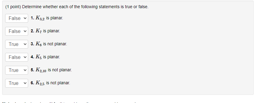 Solved (1 point) Graph theory can be used to help solve many | Chegg.com