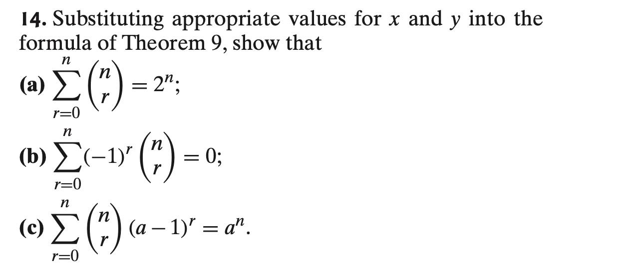 Solved 14. Substituting appropriate values for x and y into | Chegg.com