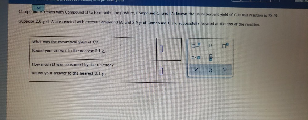 Solved Compound A Reacts With Compound B To Form Only One