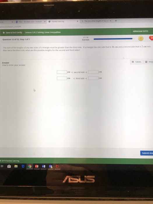 Solved ABRAHAM SOTO ® Save & End Certify Lessonc S.R.2 | Chegg.com