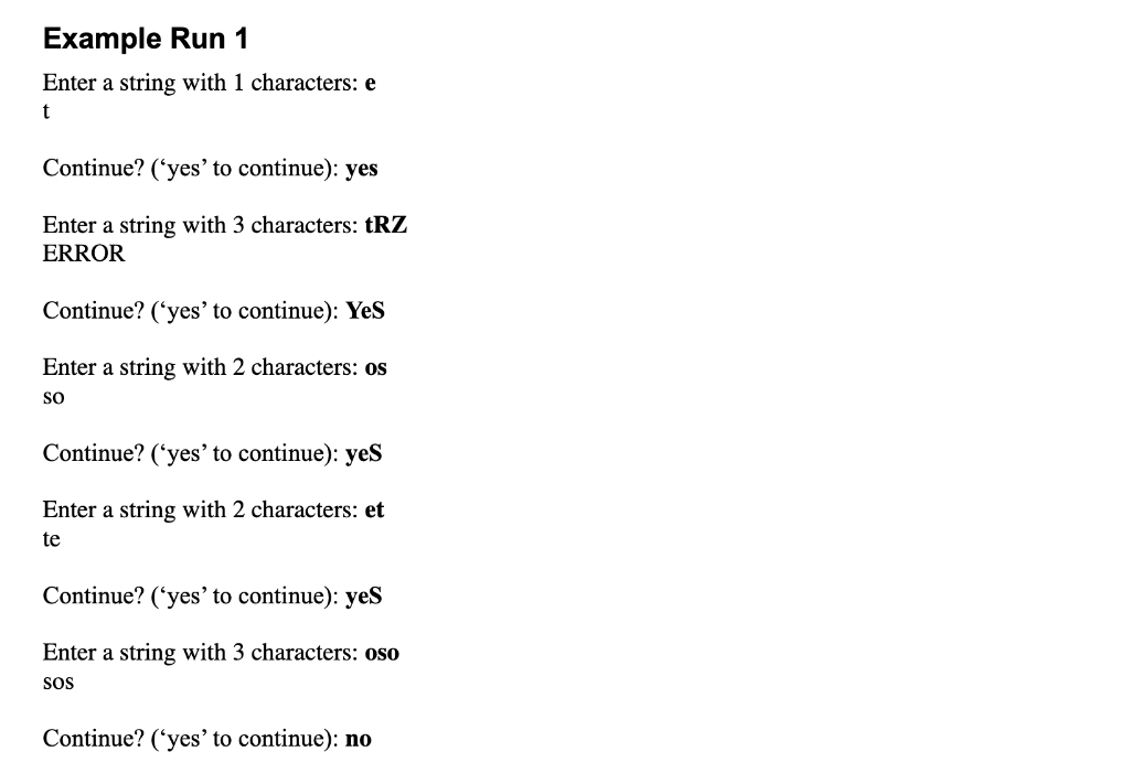 Solved If Statements, While Statements, User Input, and | Chegg.com