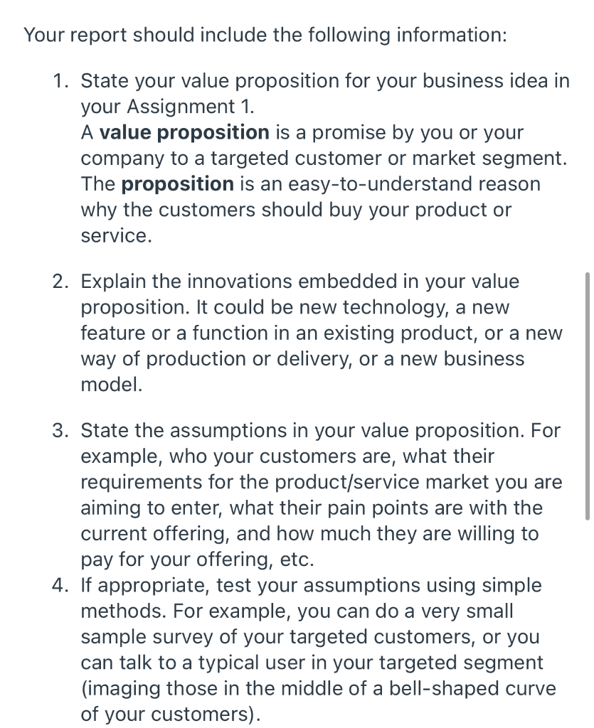 Solved What could be the value proposition for | Chegg.com