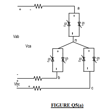 Solved (a) A three phase full-wave AC controller in Figure | Chegg.com