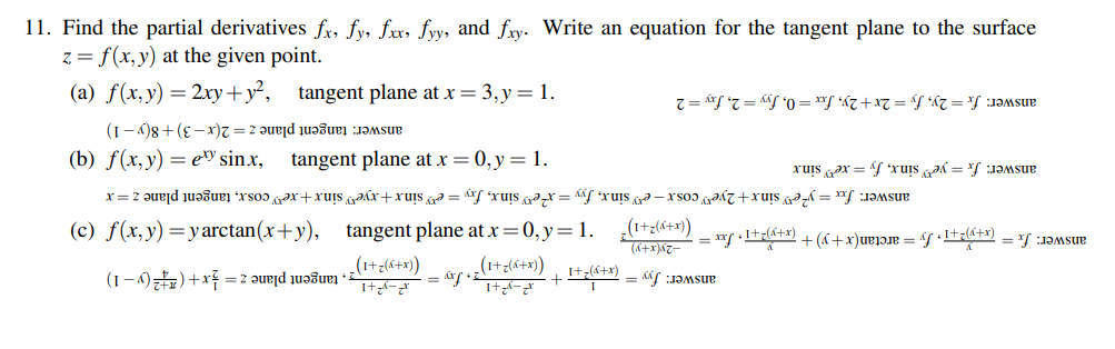 Solved Please do part c and show work. Answers are provided | Chegg.com