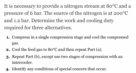 Solved It is necessary to provide a nitrogen stream at | Chegg.com