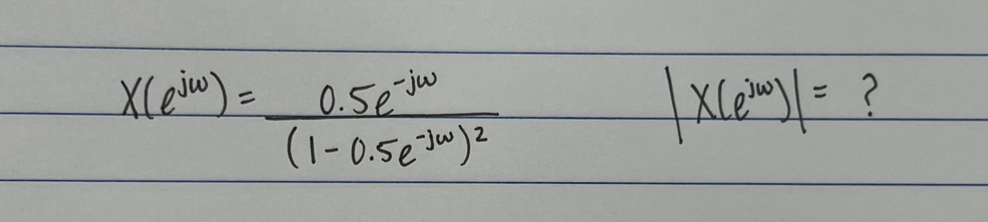 Solved What is the magnitude of this complex | Chegg.com