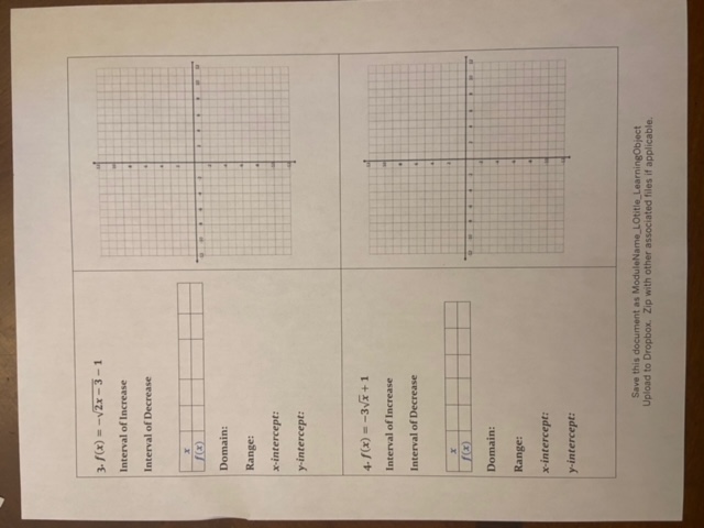 Solved Graphing Radical Functions Assignment Graph each | Chegg.com