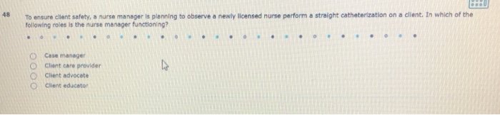 Solved To ensure 데ent safety, a nurse manager is planning to | Chegg.com