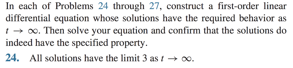 Solved In each of Problems 24 through 27, construct a | Chegg.com