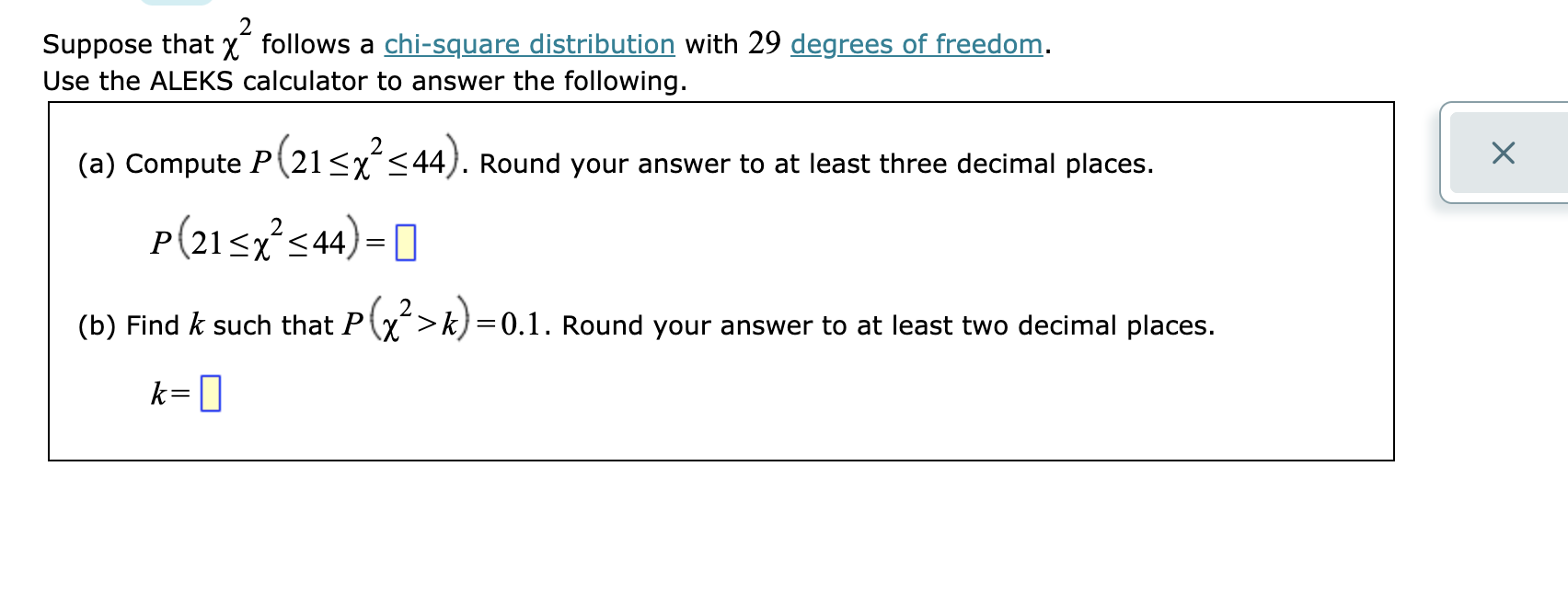 Solved 2 Suppose that x“ follows a chi-square distribution | Chegg.com