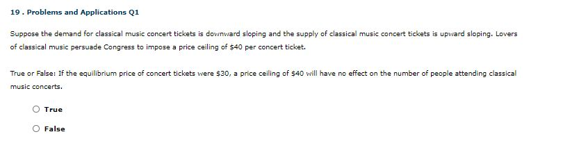Solved 19. Problems and Applications Q1 Suppose the demand | Chegg.com