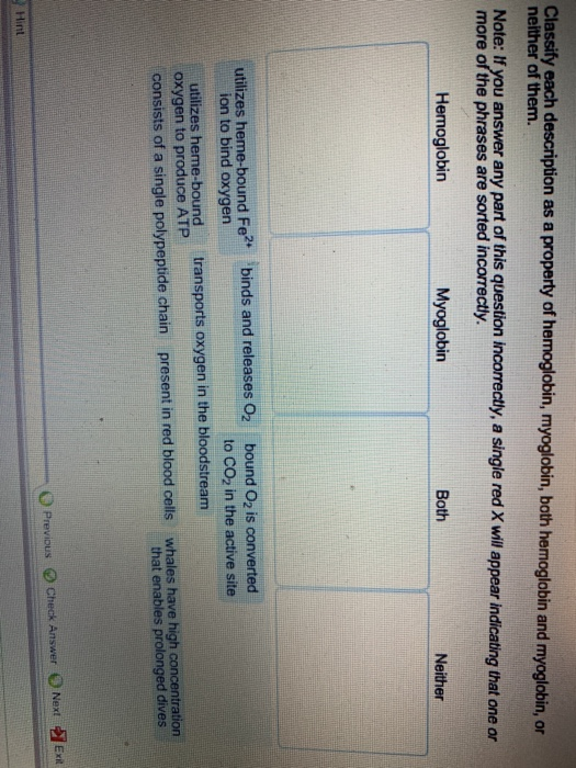 Solved Classify each description as a property of | Chegg.com