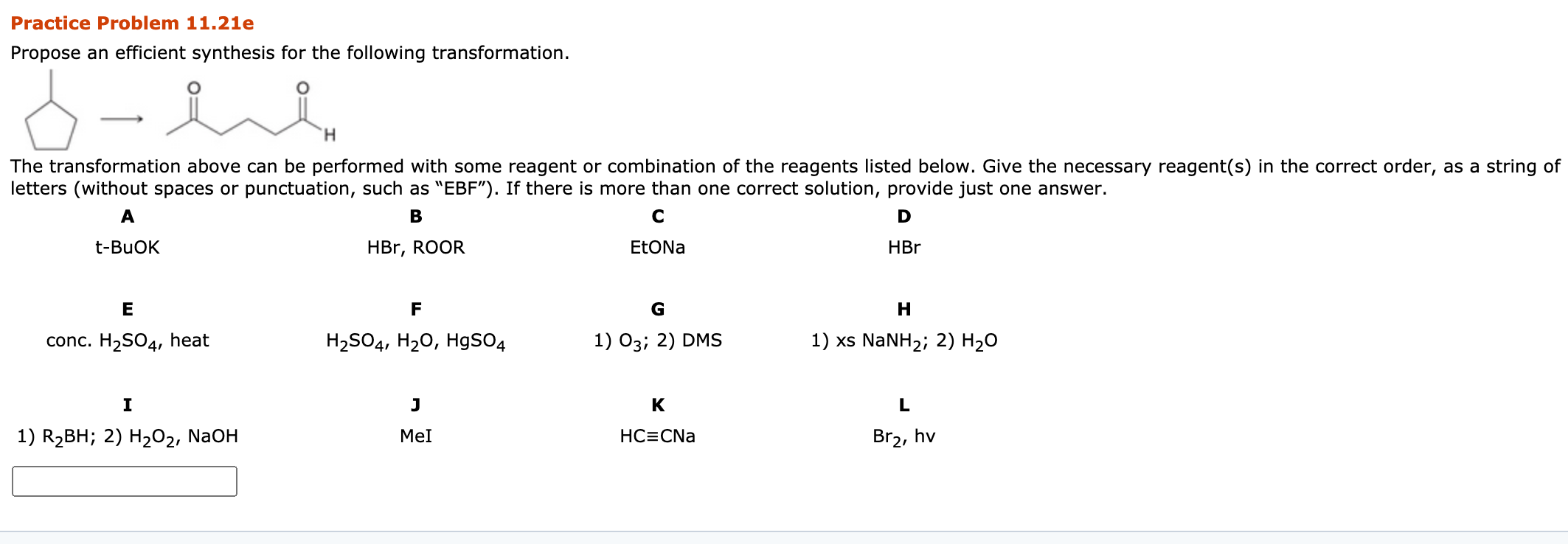 Solved Practice Problem 11.21e Propose an efficient | Chegg.com