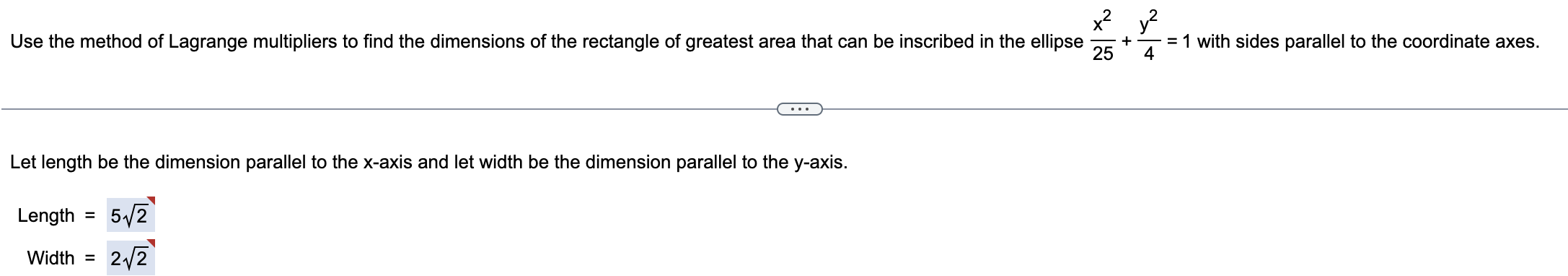 Solved Use the method of Lagrange multipliers to find the | Chegg.com