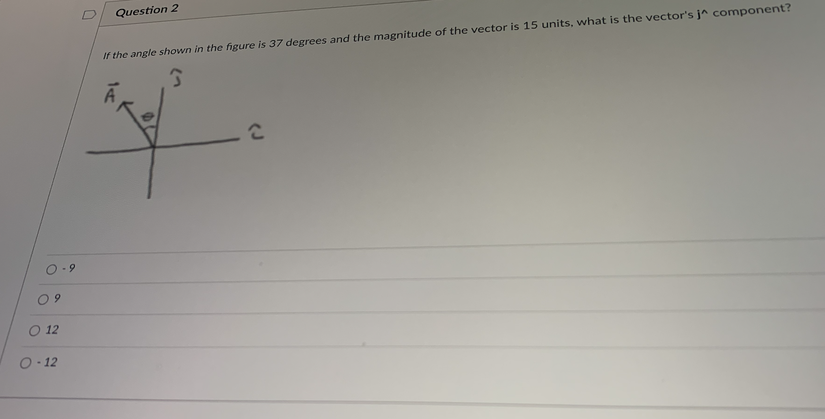Solved Question 2 If the angle shown in the figure is 37 | Chegg.com