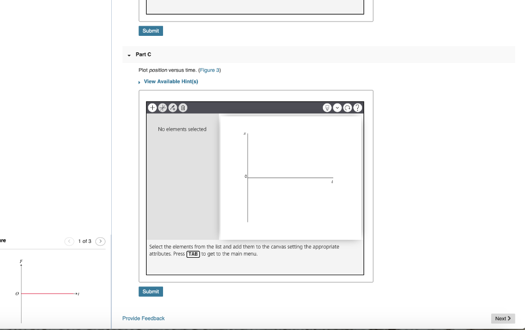 Submit - Part Plot position versus time. (Figure 3) | Chegg.com