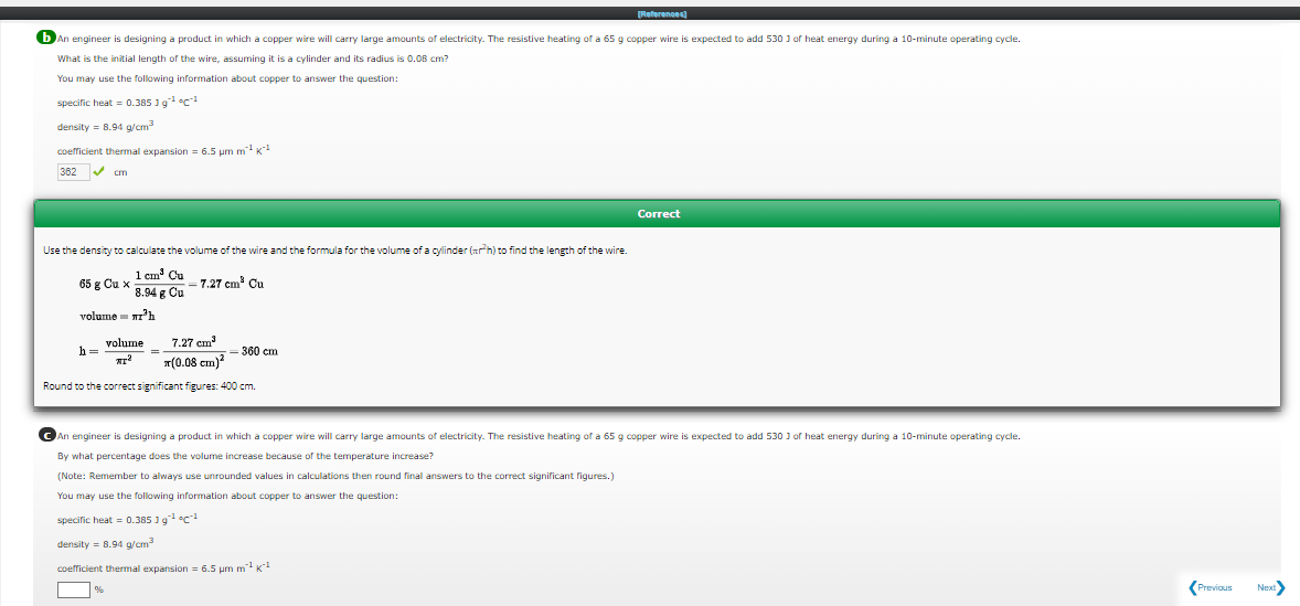 Solved What is the initial length of the wire, assuming it | Chegg.com