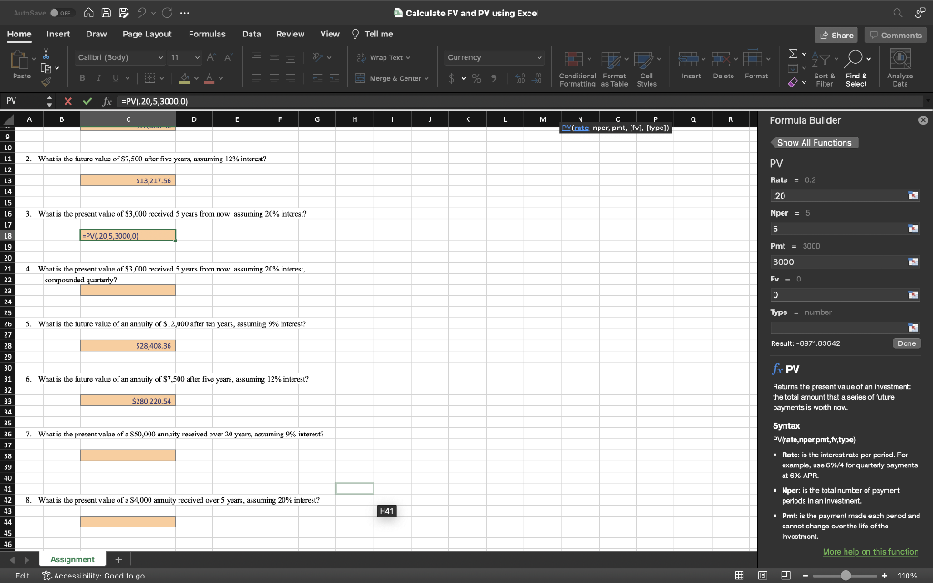 NEED WITH FORMULAS PLEASE | Chegg.com