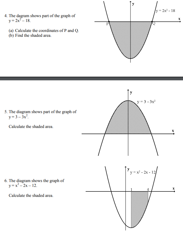 Solved 4. The dagram shows part of the graph of y=2x2−18 (a) | Chegg.com