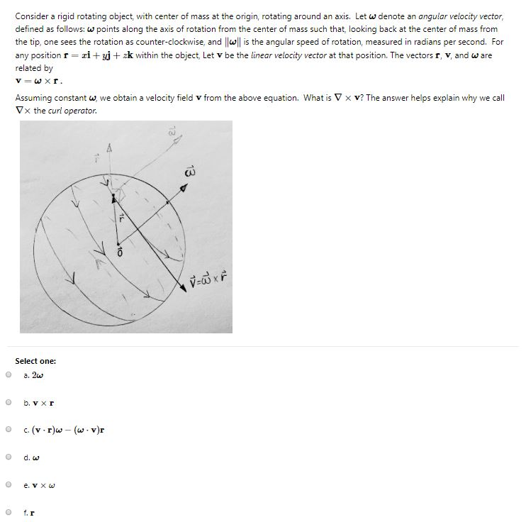 Solved Consider a rigid rotating object, with center of mass | Chegg.com