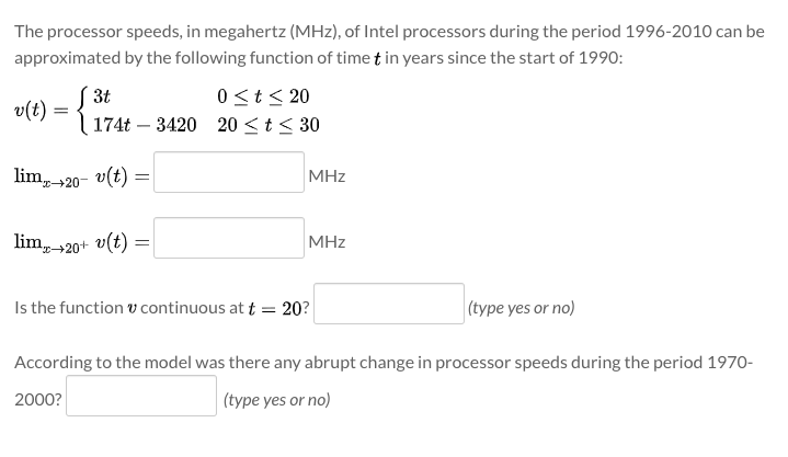 Solved The processor speeds, in megahertz (MHz), of Intel | Chegg.com