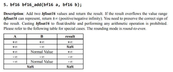 Solved #include #include "bf16.h"/*Do NOT include | Chegg.com