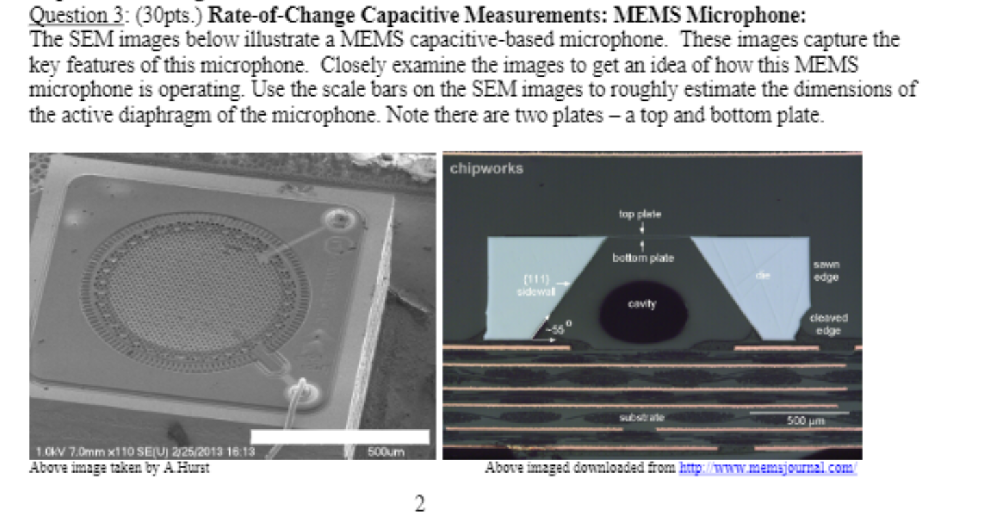 Question 3: (30pts. Rate-of-Change Capacitive | Chegg.com