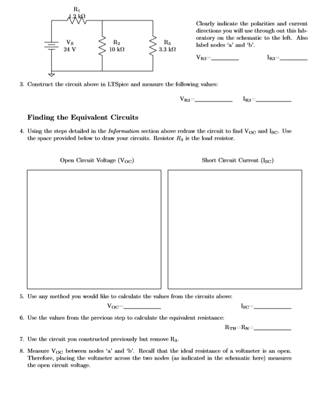 Solved 16. Build the Norton equivalent circuit in LTSpice as | Chegg.com