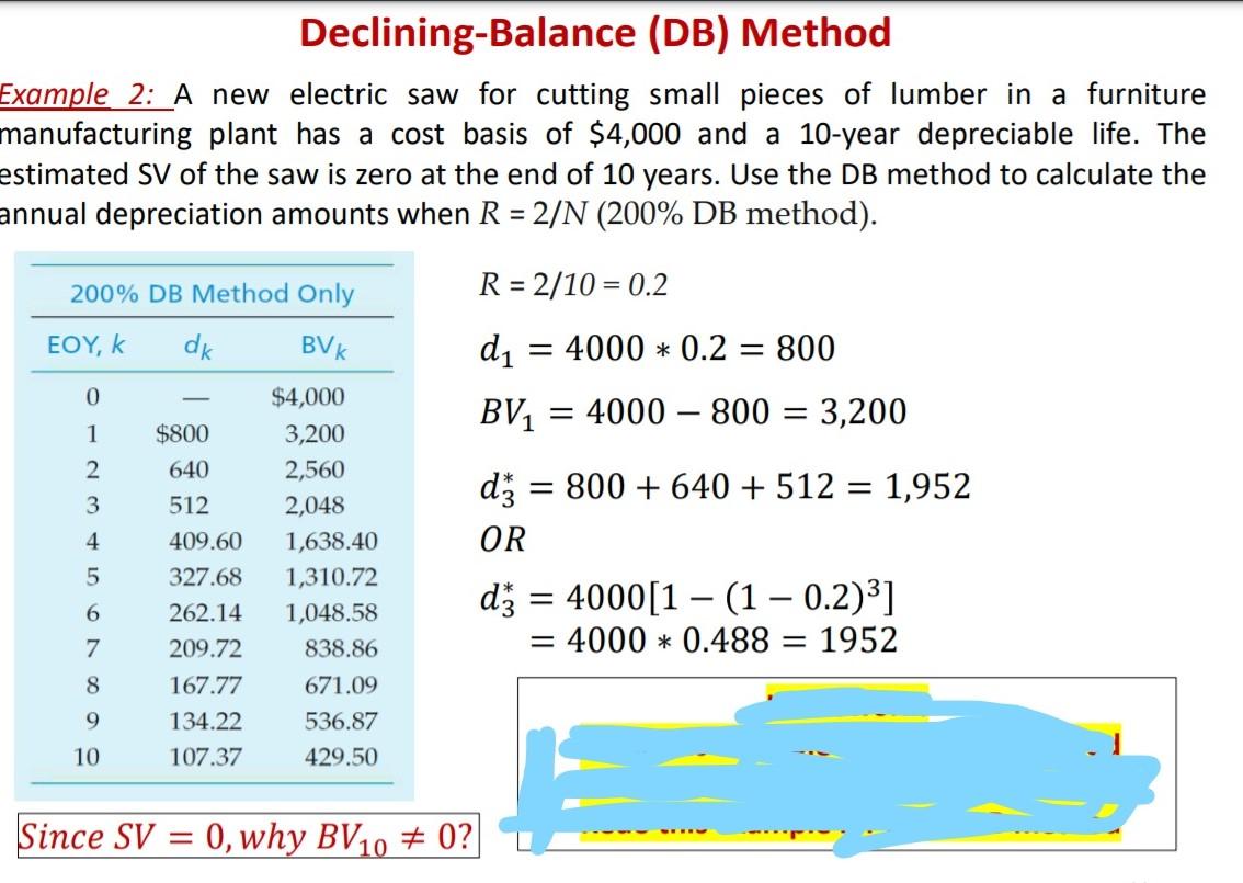 Q1. Refer to Lecture 10. Using the data in Example | Chegg.com