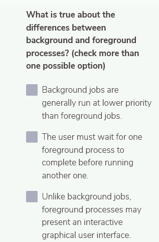 Solved What is true about the differences between background | Chegg.com