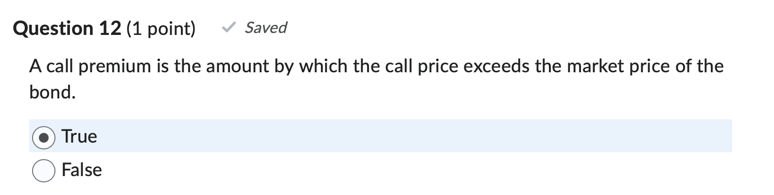 Solved A call premium is the amount by which the call price | Chegg.com