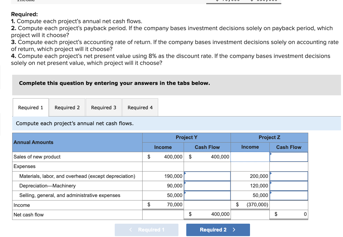 Solved Garcìa Company can invest in one of two alternative | Chegg.com