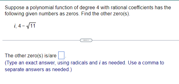 Solved Suppose a polynomial function of degree 4 with | Chegg.com