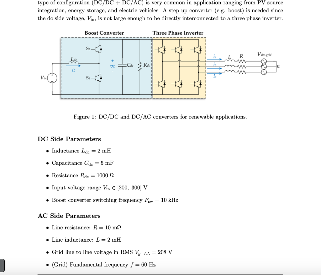 Solved type of configuration (DC/DC+DC/AC) is very common in | Chegg.com