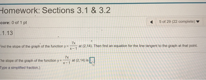 Solved Homework Sections 3 1 And 3 2 Core 0 Of 1 Pt 1 13 5