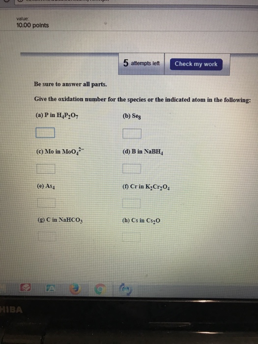 Solved value: 10.00 points 5 attempts left Check my work Be | Chegg.com