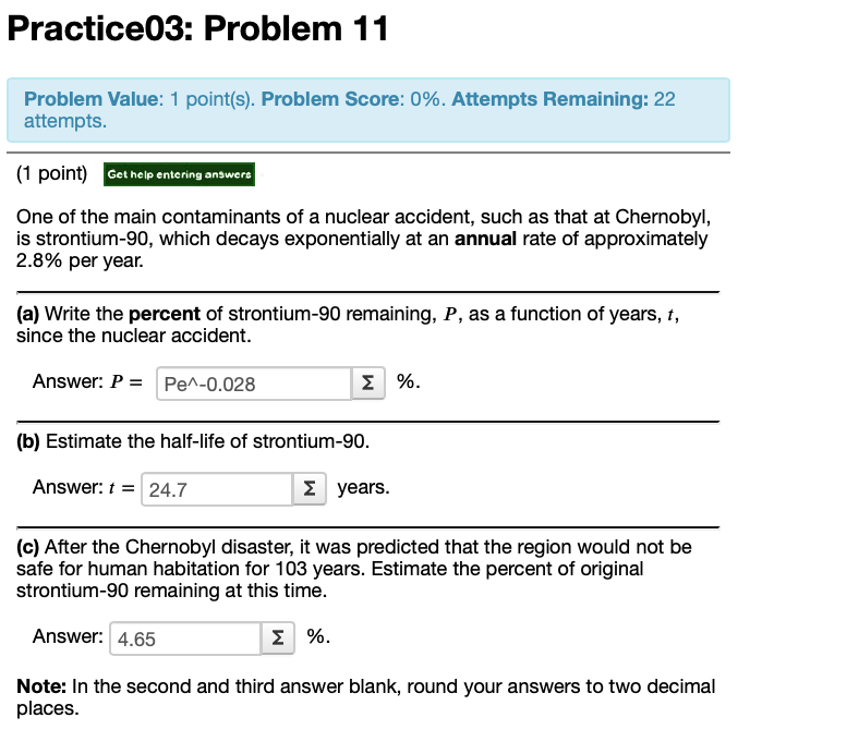 Solved Practice03: Problem 11 Problem Value: 1 point(s). | Chegg.com