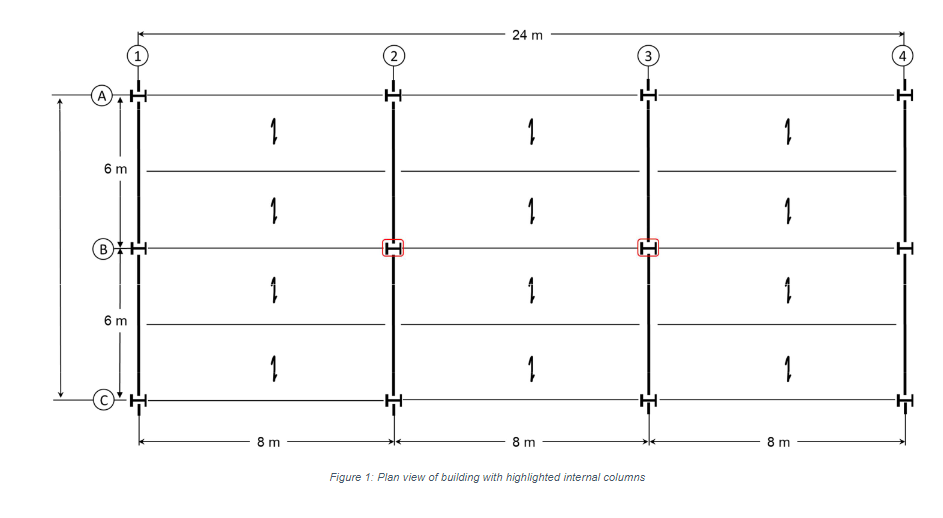 A plan view of the three-storey building is shown in | Chegg.com
