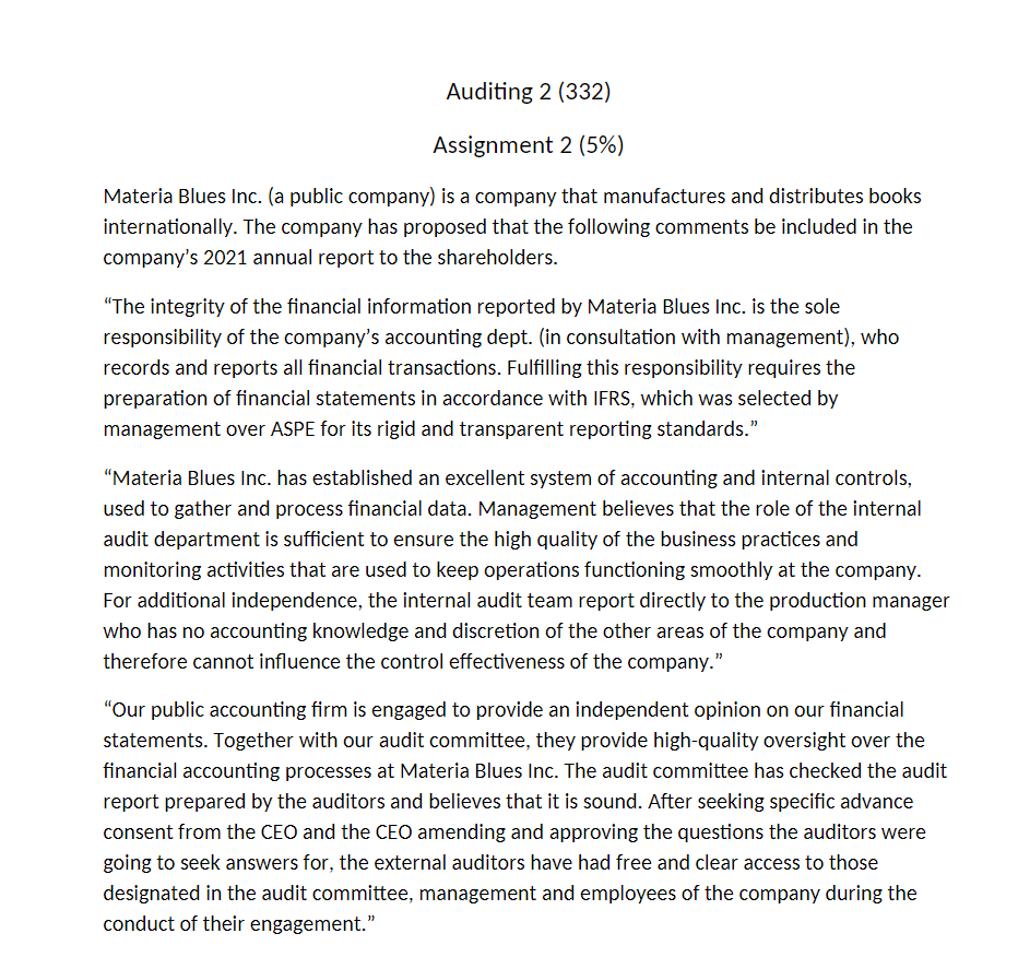 Solved Describe two (2) of the incorrect assumptions that | Chegg.com