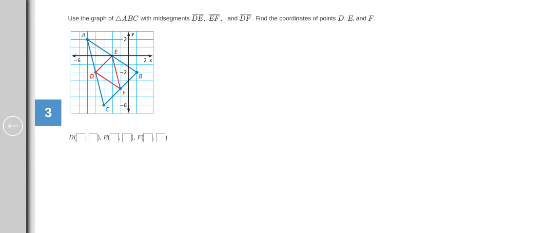 Solved Use the graph of ????ABC ﻿with midsegments | Chegg.com