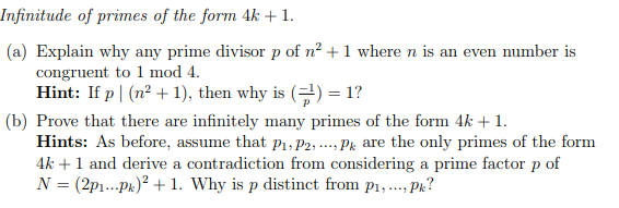 Solved This is a number theory question, please show all | Chegg.com