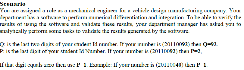 Solved Scenario You are assigned a role as a mechanical | Chegg.com