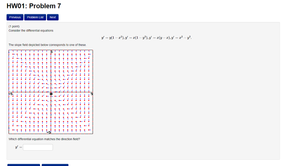 Solved HW01: Problem 7 Premous Problem List Next (1 point) | Chegg.com