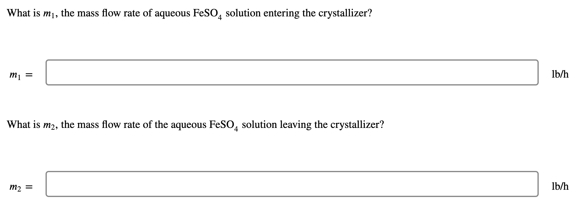 Solved Anhydrous ferrous sulfate (FeSO2) crystals are | Chegg.com