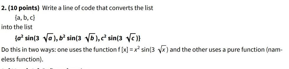 Solved Please Use Wolfram Mathematica To Solve This 