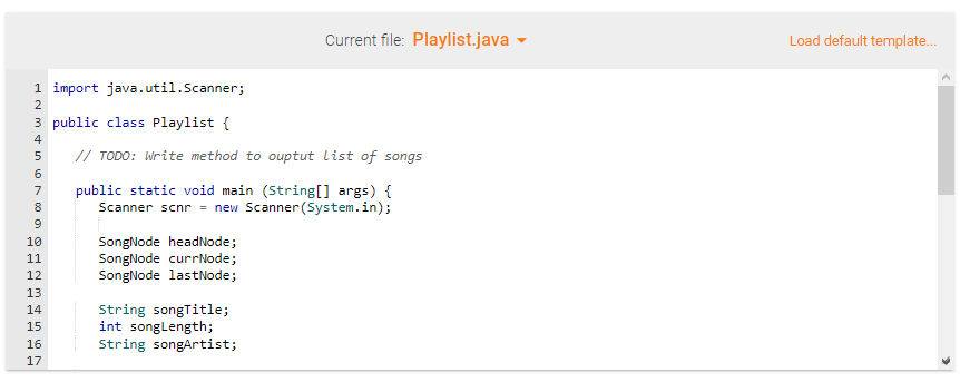 Solved Given Main Complete The Songnode Class To Include 