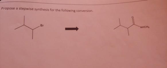 Solved Propose a stepwise synthesis for the following | Chegg.com