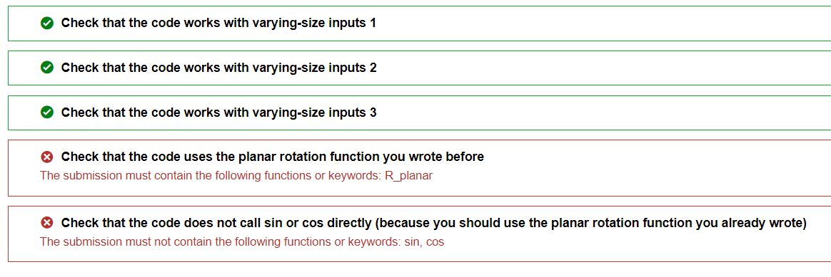 Write a function that takes in a vector of angles, | Chegg.com
