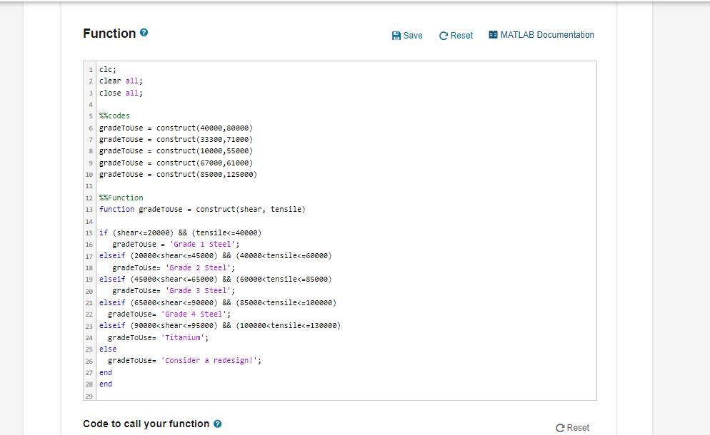 Solved Function Save Reset 19 Matlab Documentation 4 1 Clc 
