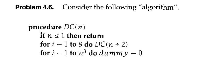 Solved Problem 46 Consider The Following “algorithm 